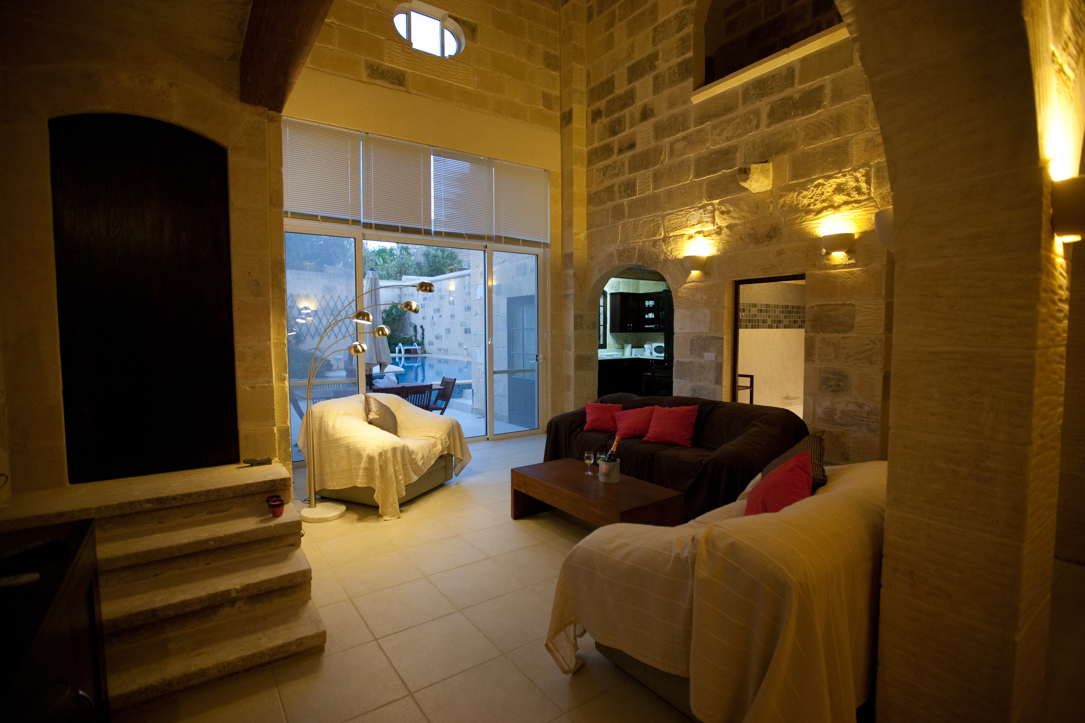 xlendi tourist services Tilmun Farmhouse Living Area - xlendi.com